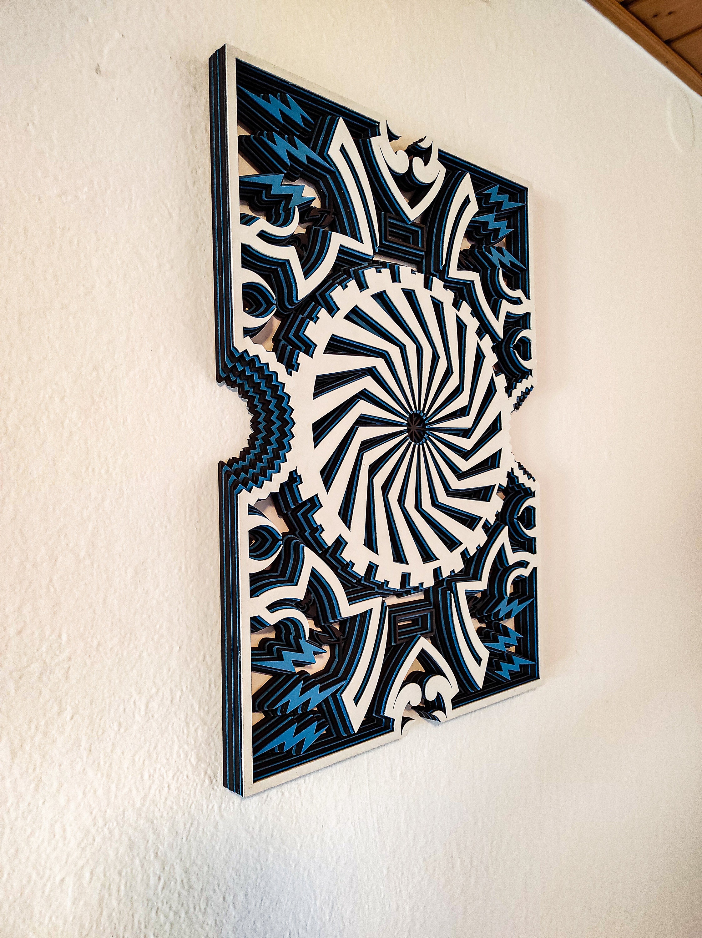 Mandala, Multilayer Mandala, Wall Decoration, Wall Art, Dfx, Svg, Ai ...