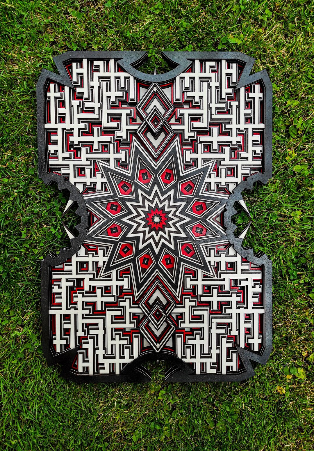 Mandala, Multilayer Mandala, Wall Decoration, Wall Art, Dfx, Svg, Ai ...