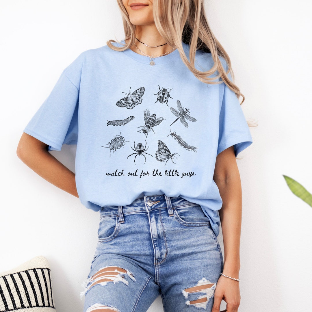 Bug Butterfly Bee Nature Lover Graphic Tee, Entomology Shirt, Gardening ...