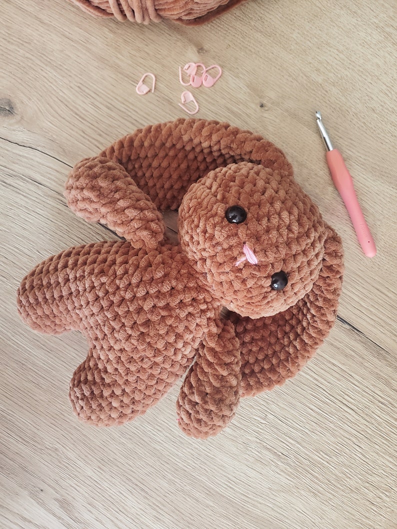 CROCHET PATTERN Chubby & Cheeky Baby Bunny Pattern Basic Plushie ...