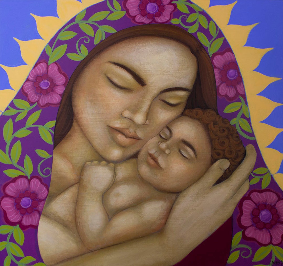 Midwifery Doula Wall Art & Child Birth Clinic Decor - Mother and Baby ...