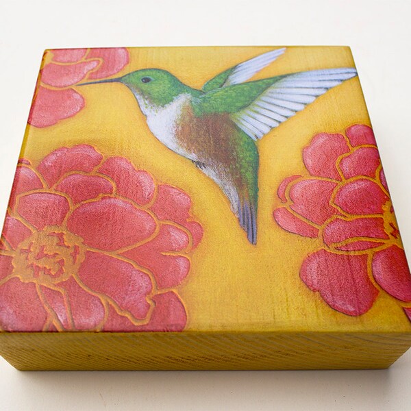 Wood Block Painting - Etsy