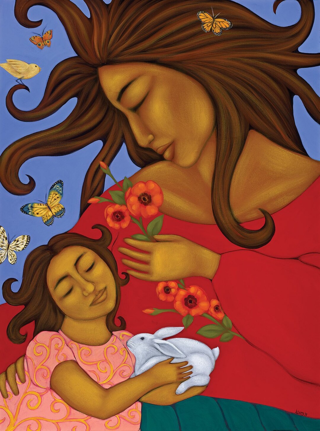 Song in My Heart - Mother & Child Motherhood Midwifery Doula Art ...
