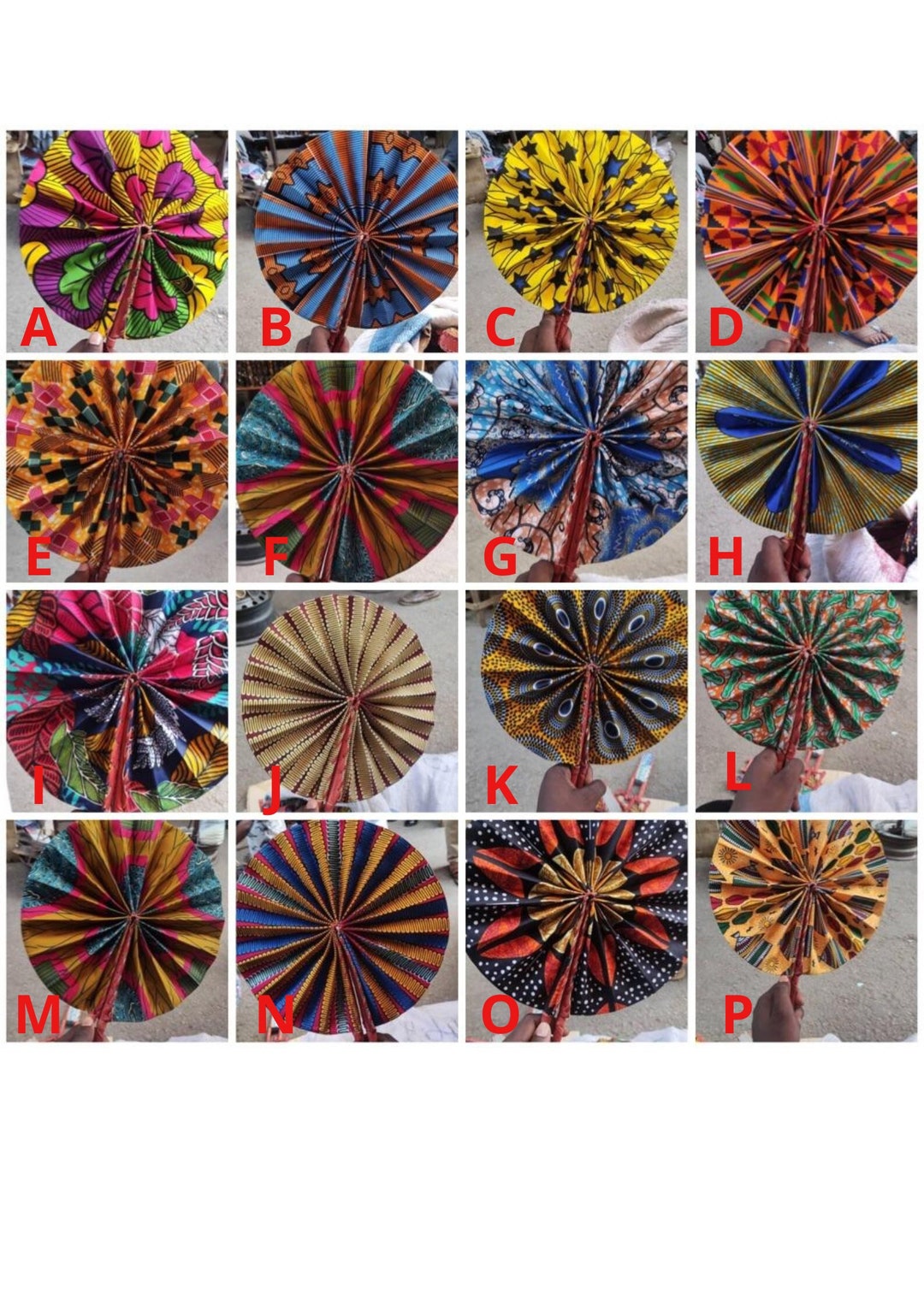 Summer Fans, Fans, Wedding Fans, African Fans, African Fabric Fans ...