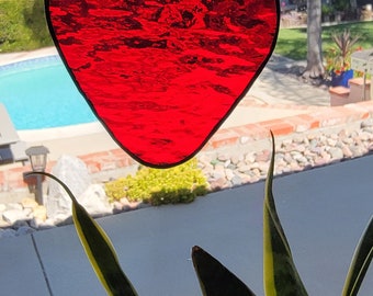 Psychedelic Trippy Strawberry Stained Glass Suncatcher - Etsy