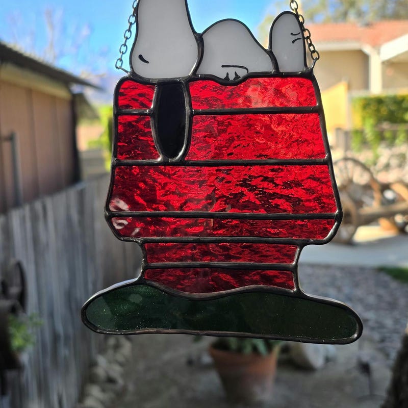 Snoopy Glass - Etsy
