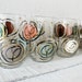 Stemless Wine Glasses Hand Painted Green, Peach, Sienna Swirl Design - Etsy