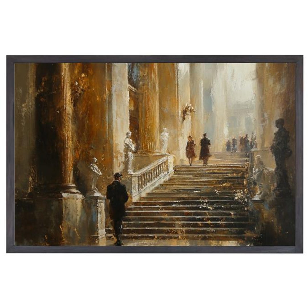 Renaissance City Scene Printable Wall Art, 19th Century Realism ...