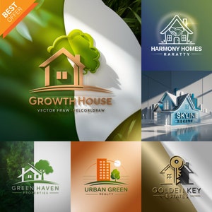 Custom Real Estate Logo Design Personalized Realty Logos Professional ...