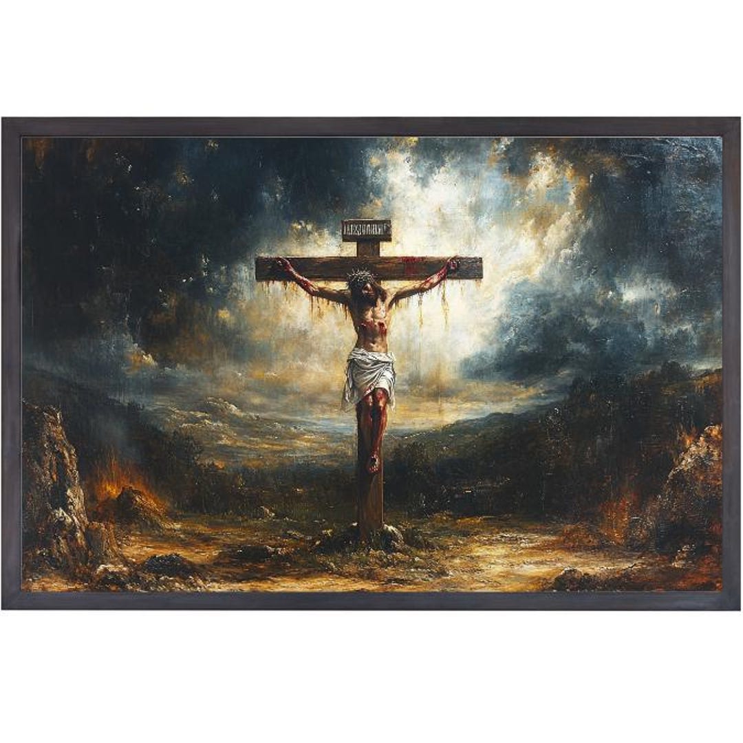 Jesus Wall Decor Print, Religious Gift Idea, Christian Artwork ...