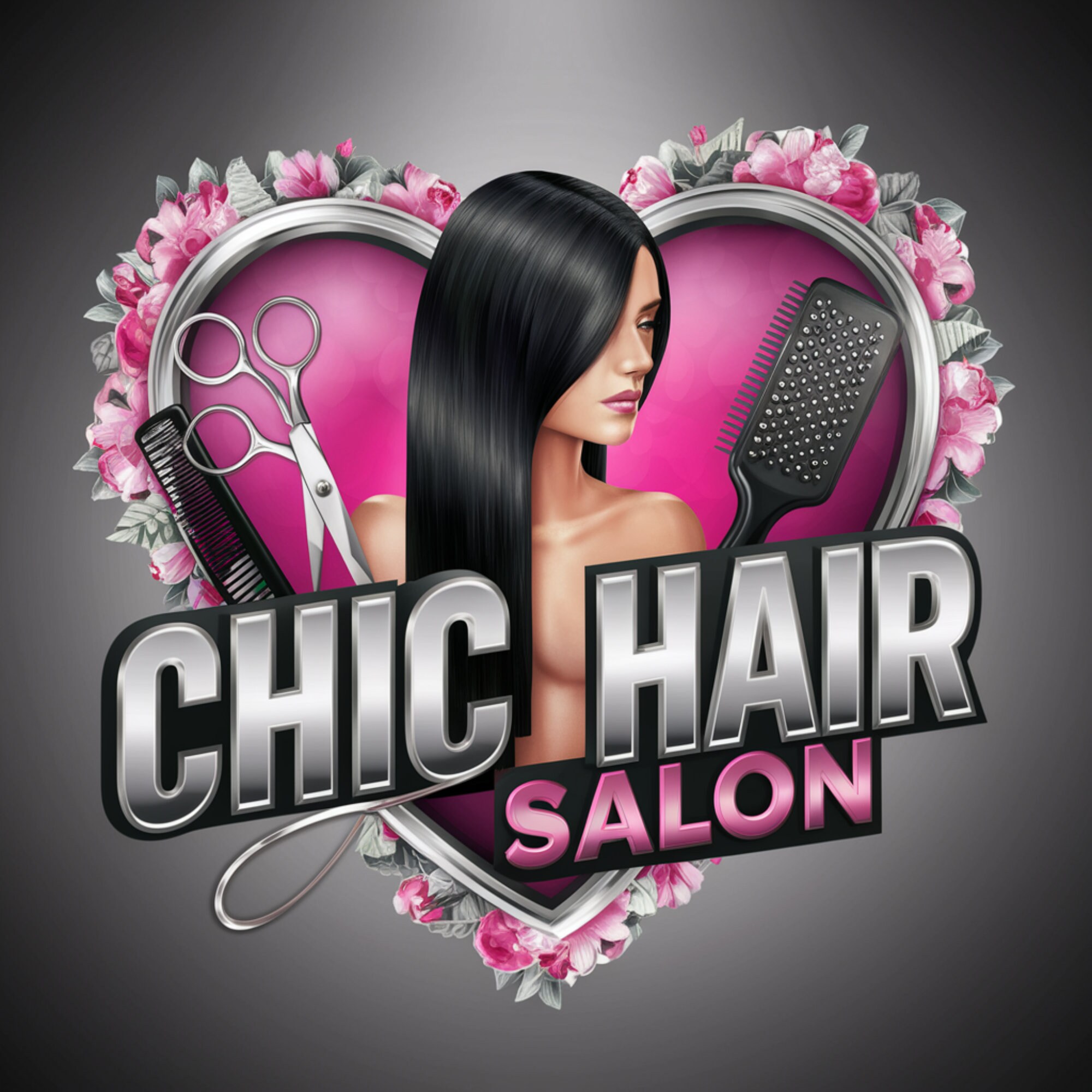 Custom Hair Salon Logo Beauty Salon Logo Hair Stylist Logo Barber Shop ...