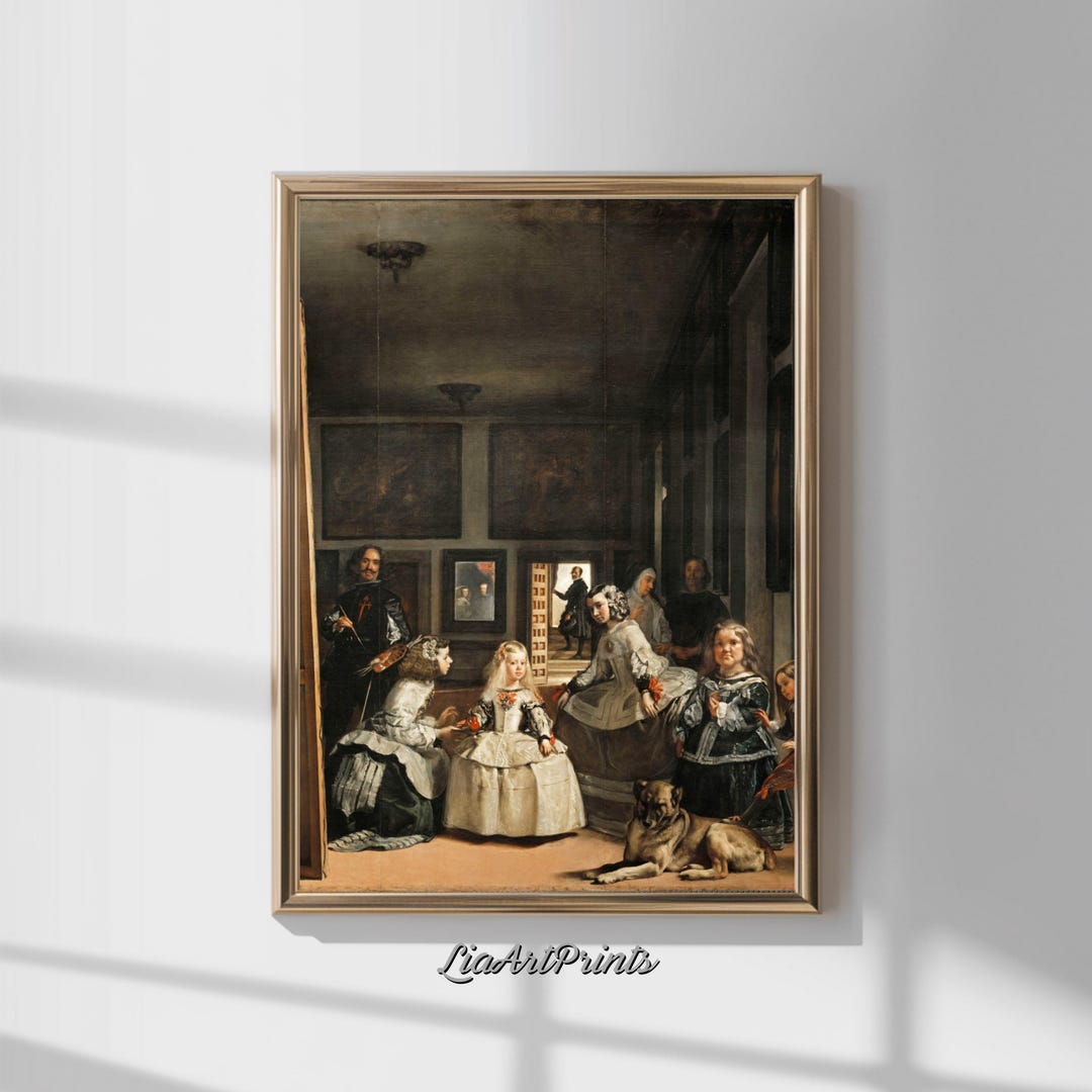 Diego Velázquez's Las Meninas Spanish Baroque Art Print Timeless ...