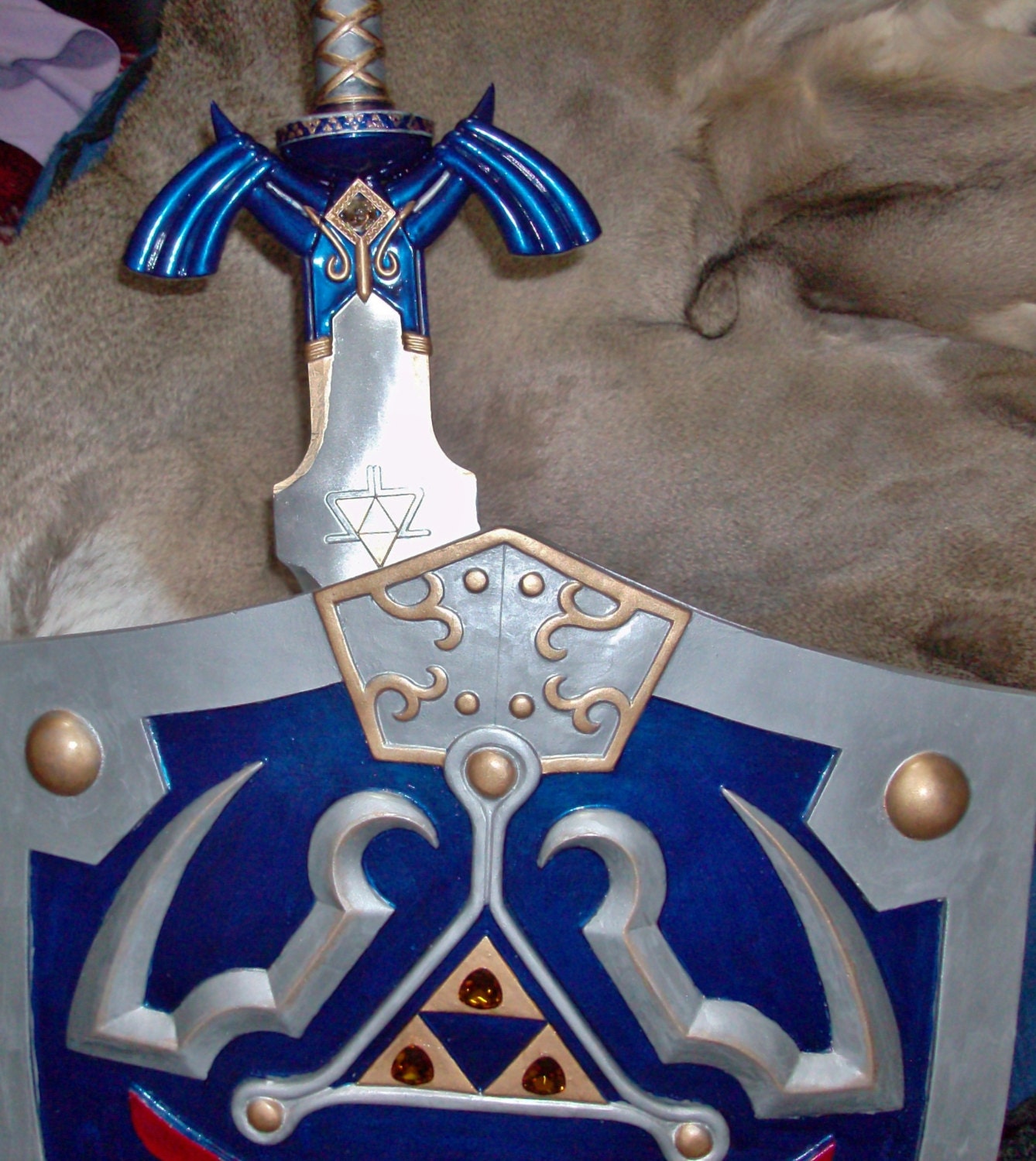 Custom Loz Link's Master Sword & Hylian Shield - Etsy