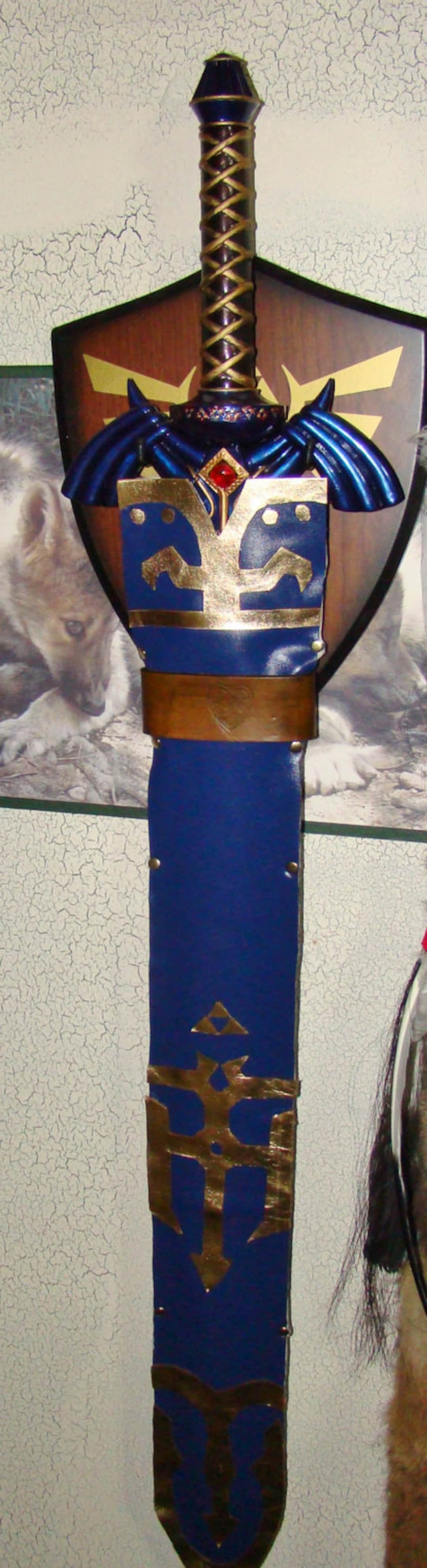 Custom Master Sword & Leather Sheath - Etsy