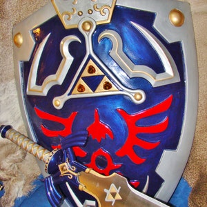Custom Loz Link's Master Sword & Hylian Shield - Etsy