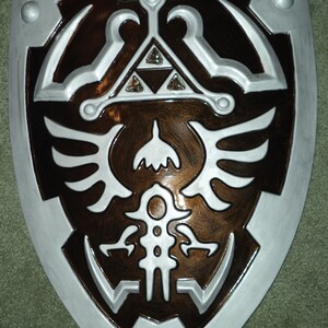 Custom Loz Link's Master Sword, Leather Sheath, & Hylian Shield - Etsy