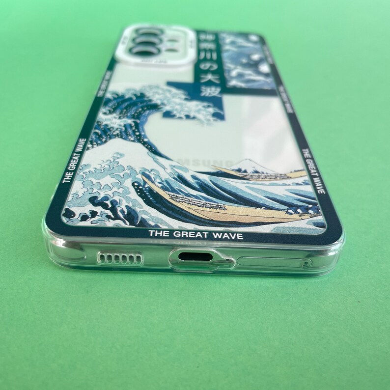 Japanese Art Hokusai the Great Wave off Kanagawa Phone Case for iPhone 15 Pro Max 14 13 12 11 ...