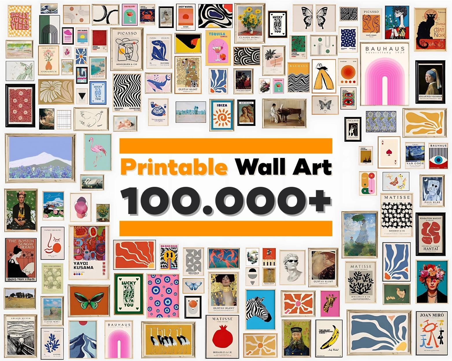 Huge 100K+ Digital Wall Art Mega Bundle | Sellable Prints PLR | Start ...
