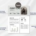 Influencer One Sheet, Rate Card, Media Kit, Customizable Canva Template ...