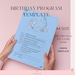 18th Birthday Debut Program Template: Filipino Debut (digital Download ...