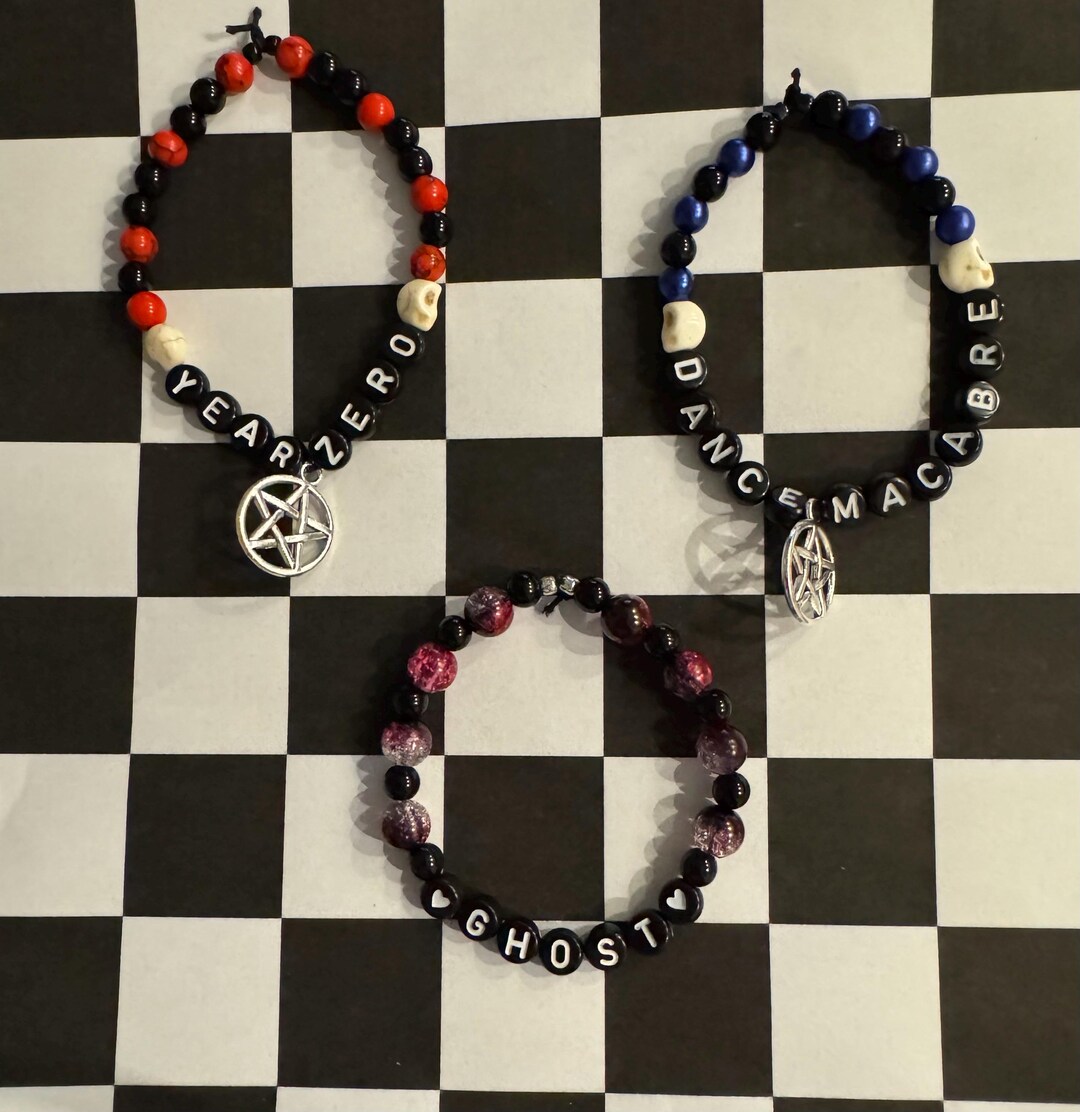 Ghost BC Inspired Beaded Bracelets | 4 Kinds Available | Satanized ...