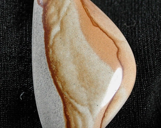 DISASTER PEAK PICTURE JASPER FREEFORM CABOCHON FROM Mcdermitt NEVADA 34 ...
