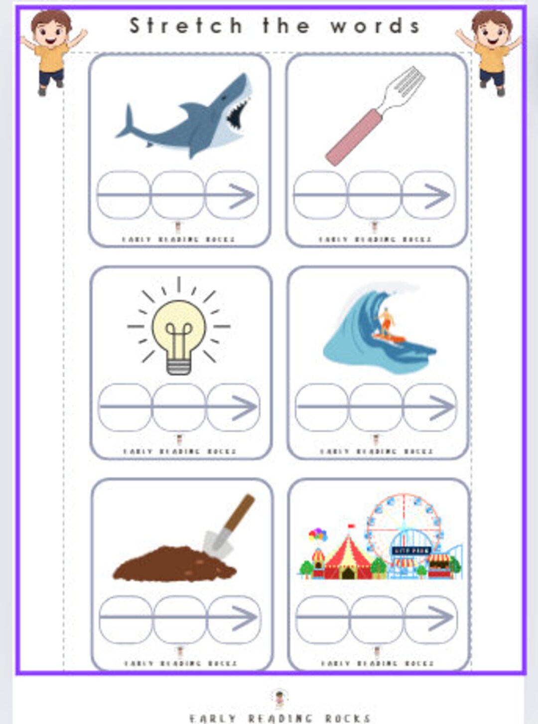 Oral Segmenting Cards - Etsy