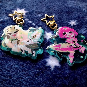 Pyra and Mythra Acrylic Charms - Etsy