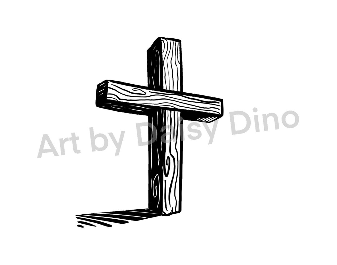 Two Point Perspective Cross, for Easter Crafts or Decor - Etsy