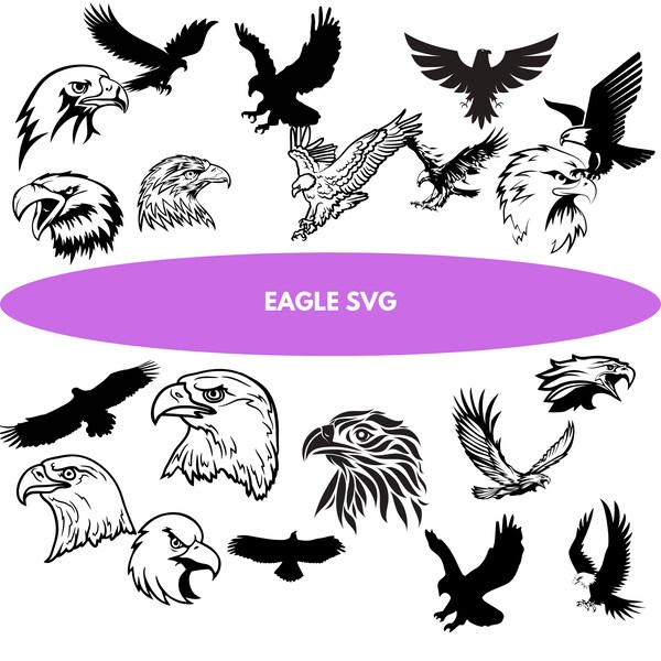Eagle Svg - Etsy