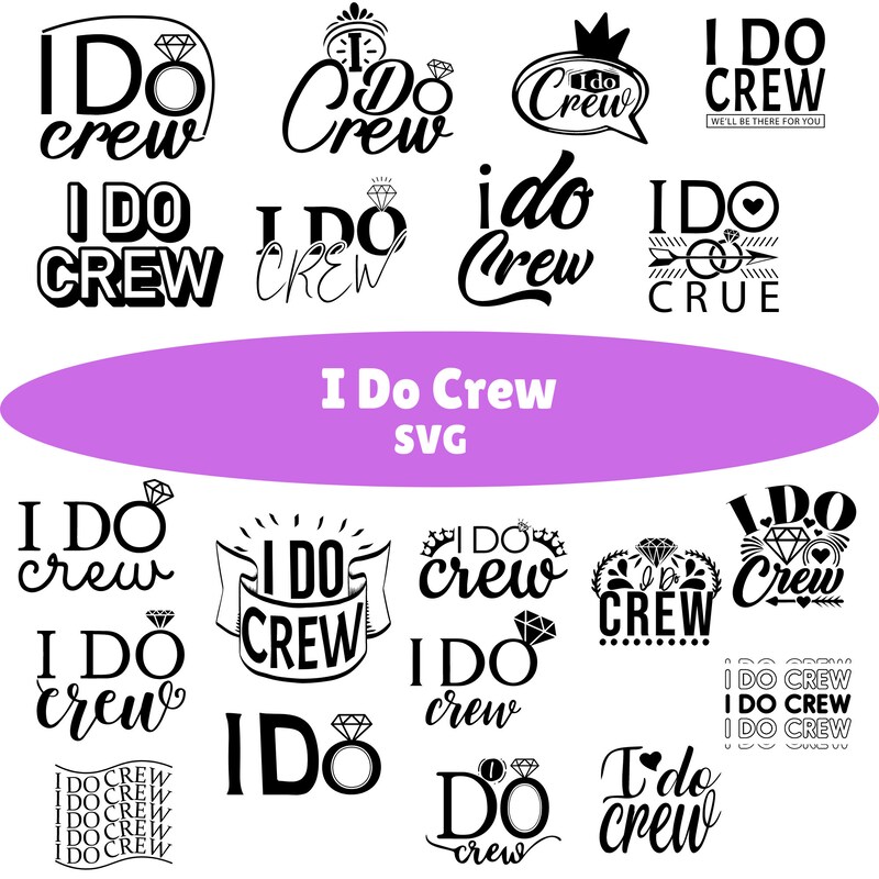 I Do Crew Tumblers - Etsy