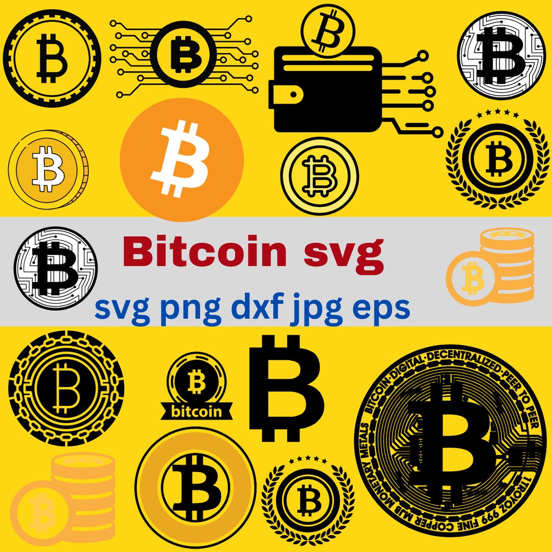 Bitcoin Vector, Bitcoin Clipart, Bitcoin SVG, Bitcoin Cricut, SVG ...