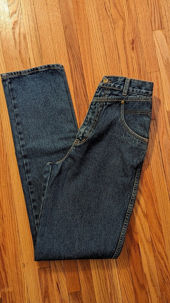 Vintage 1980s blue western - Gem