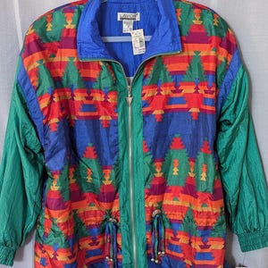 NWT 1990s Lavon Windbreaker Spring Jacket PM - Etsy