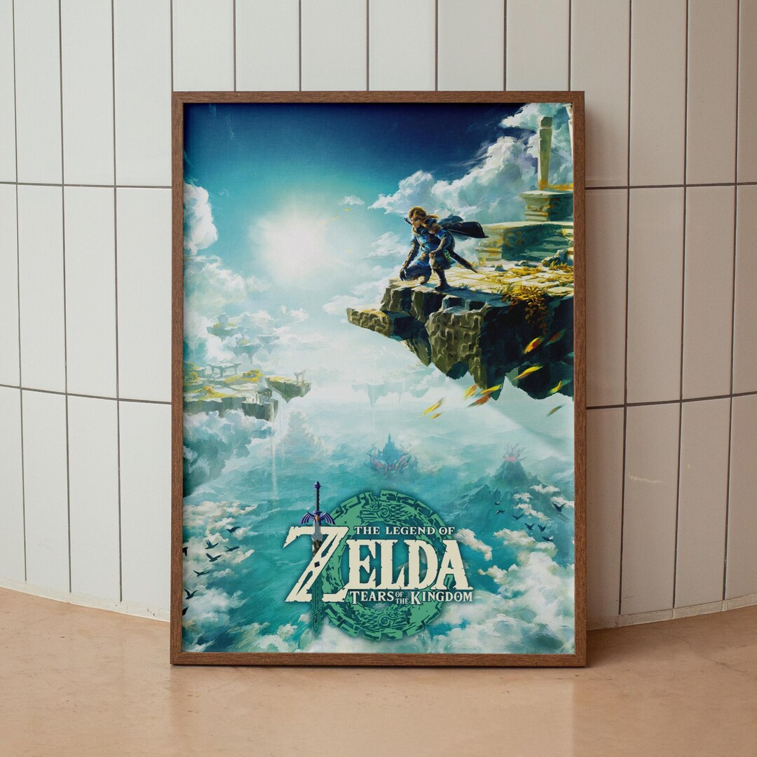 Legend of Zelda Game Art Poster: Gamer Decor, Video Game Poster ...