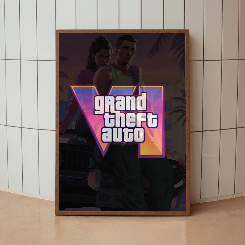 Gta 6 Poster - Etsy