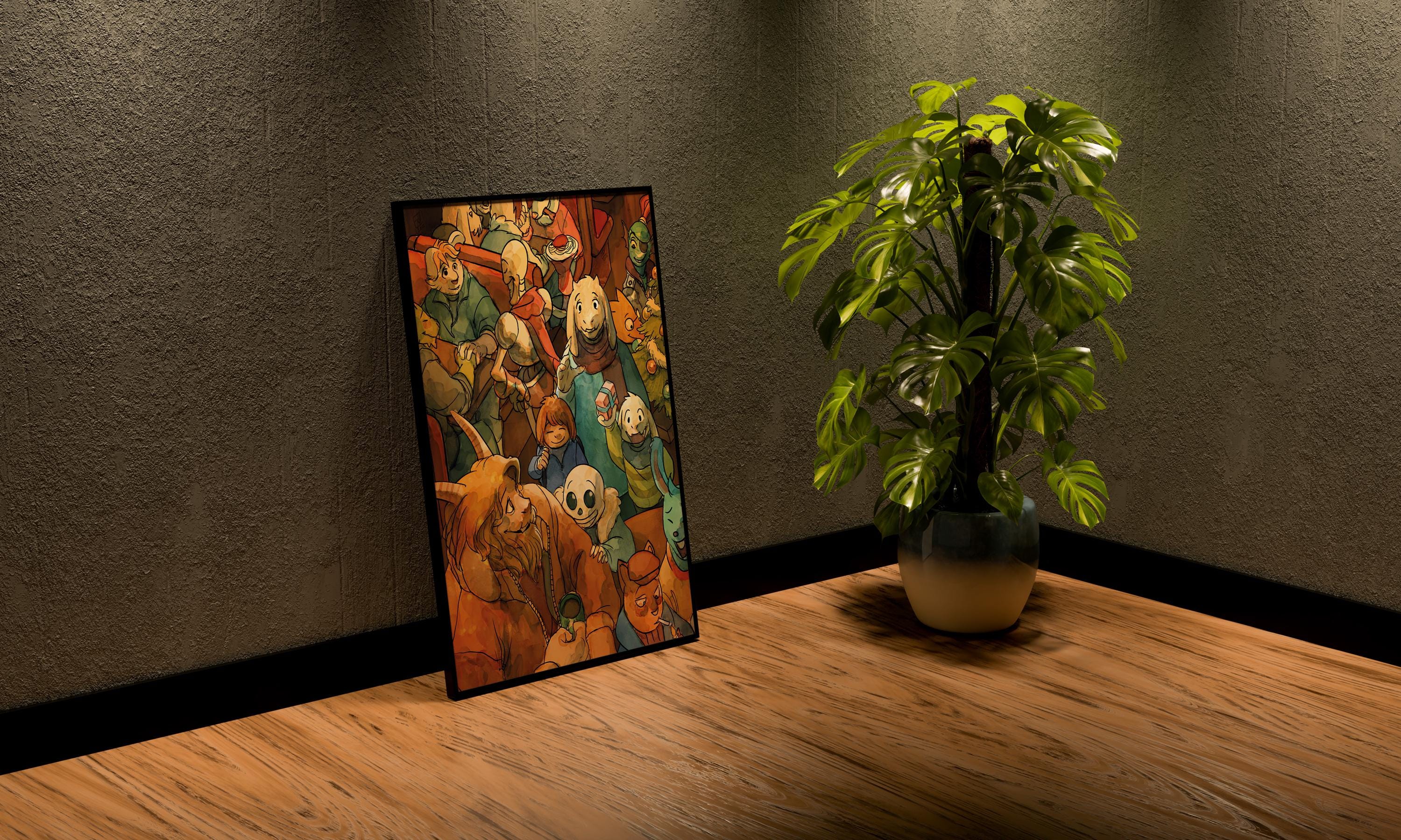 Undertale Poster, Undertale Art, Undertale Poster Print, Video Game ...