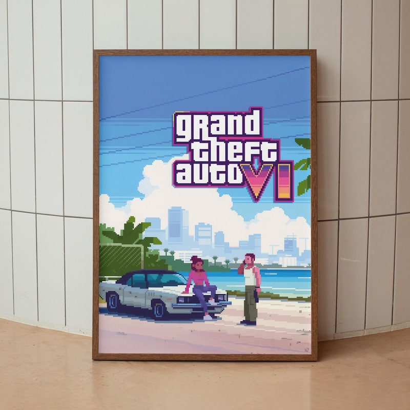Gta 6 Poster - Etsy
