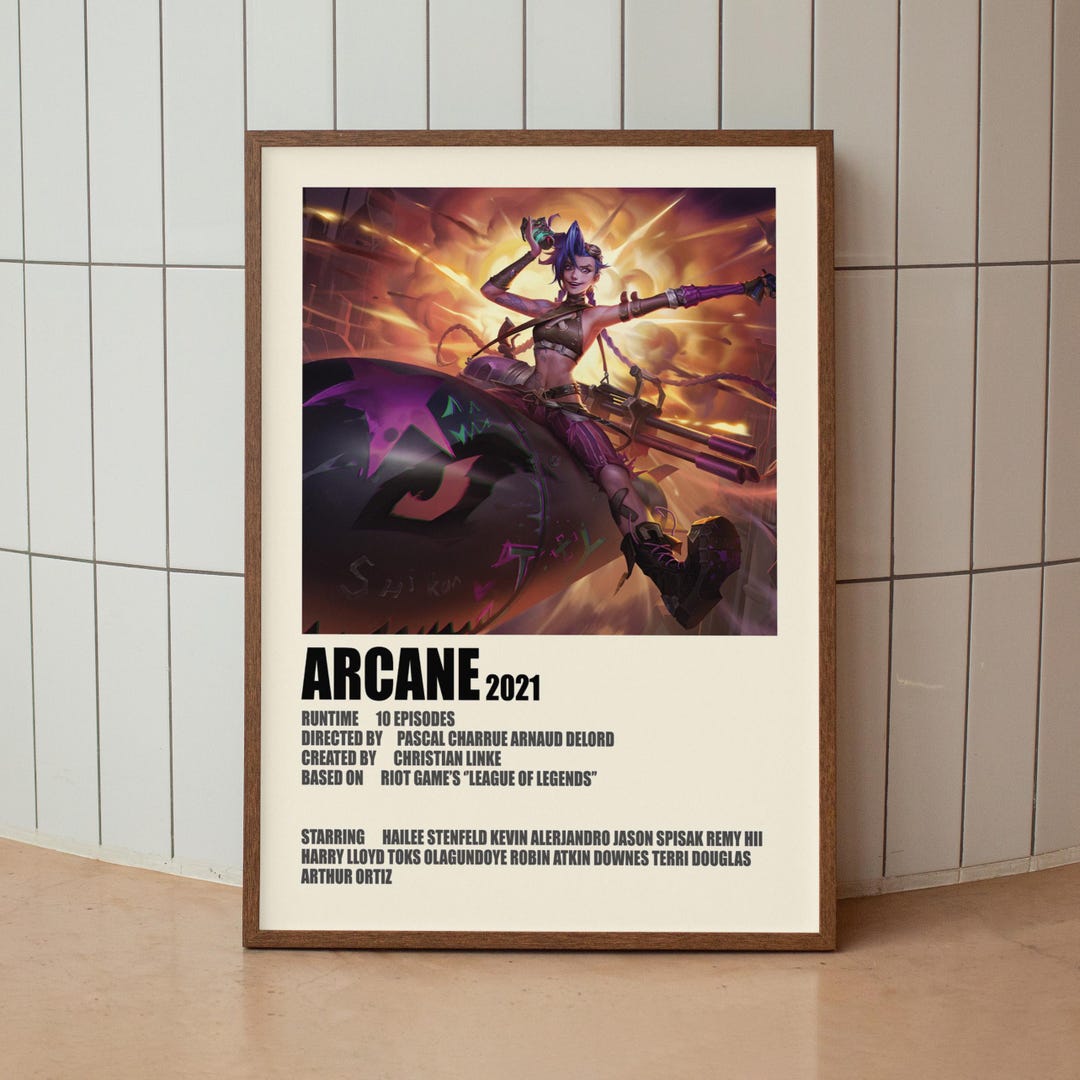 Arcane Poster, Arcane Season 1, League of Legends Art, Jinx Poster ...