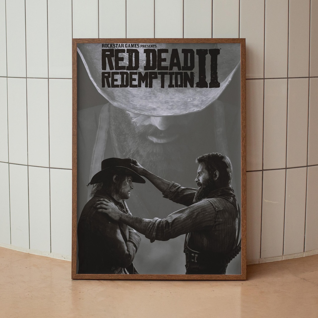 Red Dead Redemption 2 Digital Poster, Arthur Morgan and John Marston ...