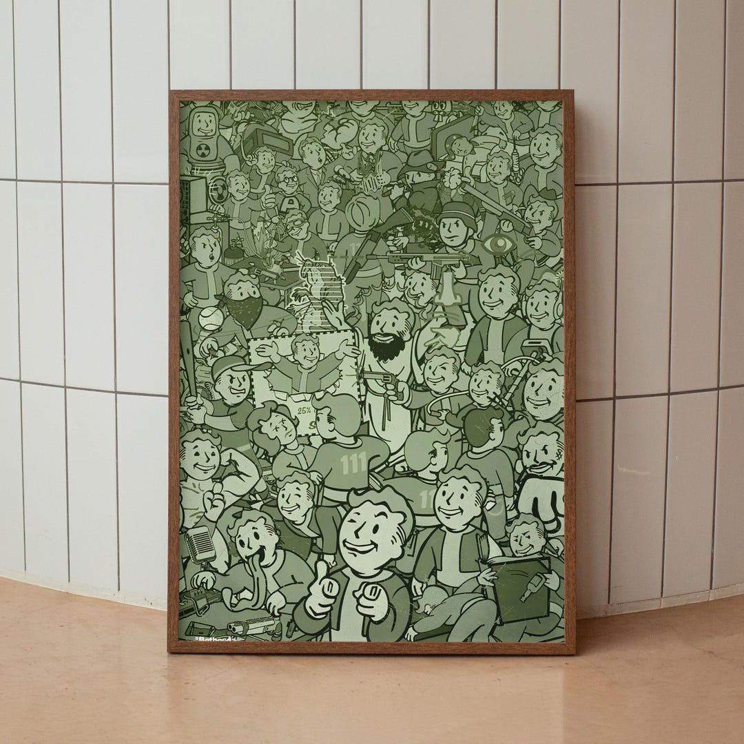 Fallout 76 Poster, Gaming Room Poster, Gaming Wall Poster, Gaming Print ...