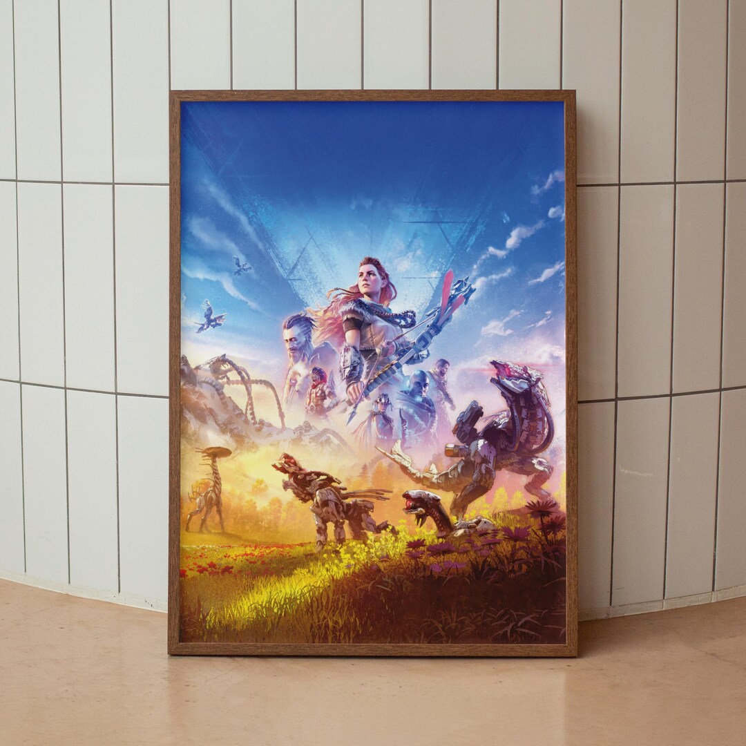 Horizon Zero Dawn Poster, Horizon Game Print, Gaming Poster, Gaming ...