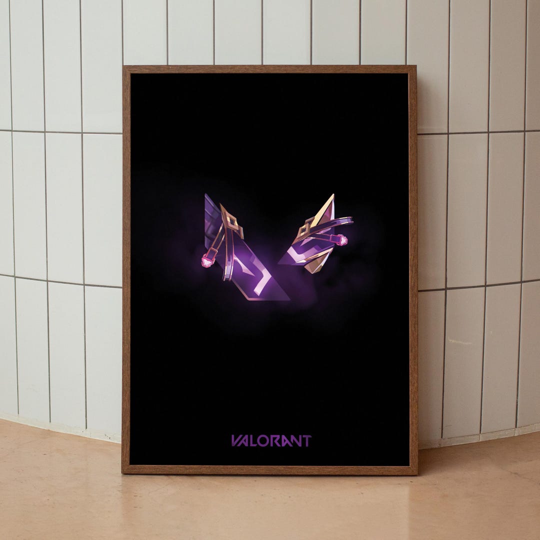 Valorant Poster Digital Download, High Quality Riot Valorant Wall Art ...