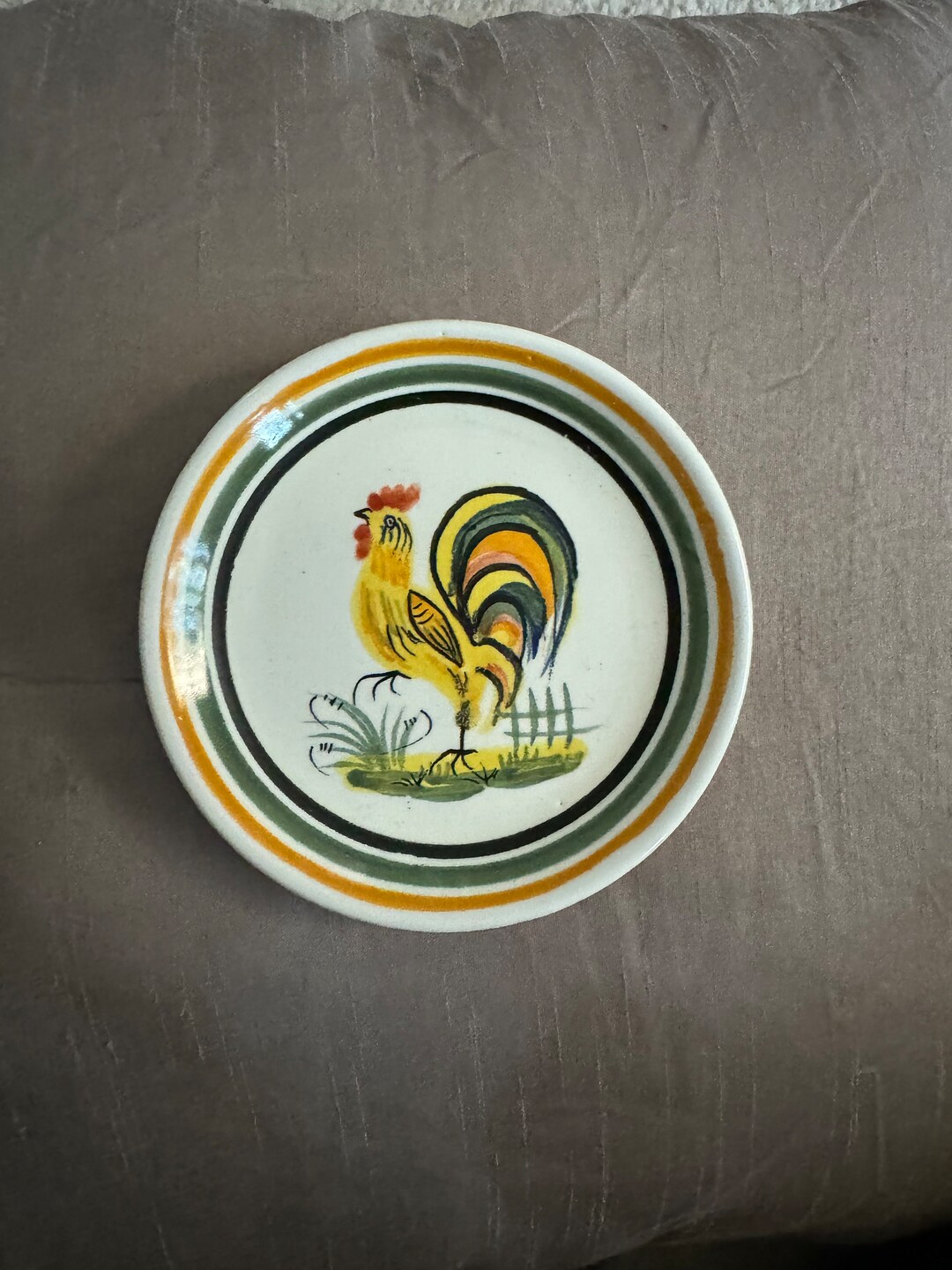 French Miniature Henriot Quimper Plate Circa 1950, 4.5” Diameter - Etsy