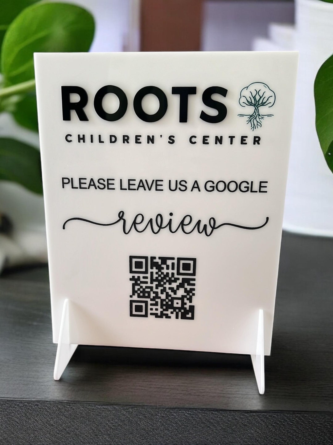 Custom 3D Acrylic QR Code Sign for Small Businesses | Interactive ...