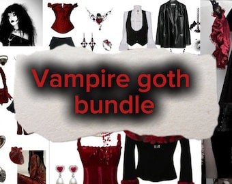 Vampy Goth Fully Styled Style Bundle Style Box Personal Capsule - Etsy