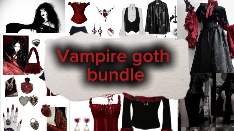 Vampire Goth Bundle - Etsy