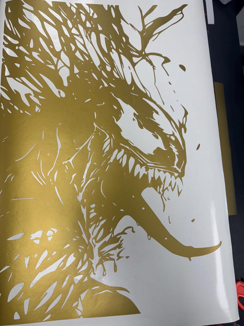 Calcomanía para auto de Venom / Calcomanía de vinilo personalizada de ...