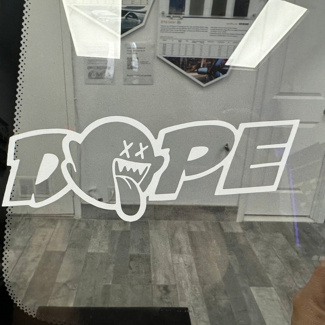 Dope Ghost Car Decal - JDM Drift Vinyl Decal - High-quality Sticker - Etsy