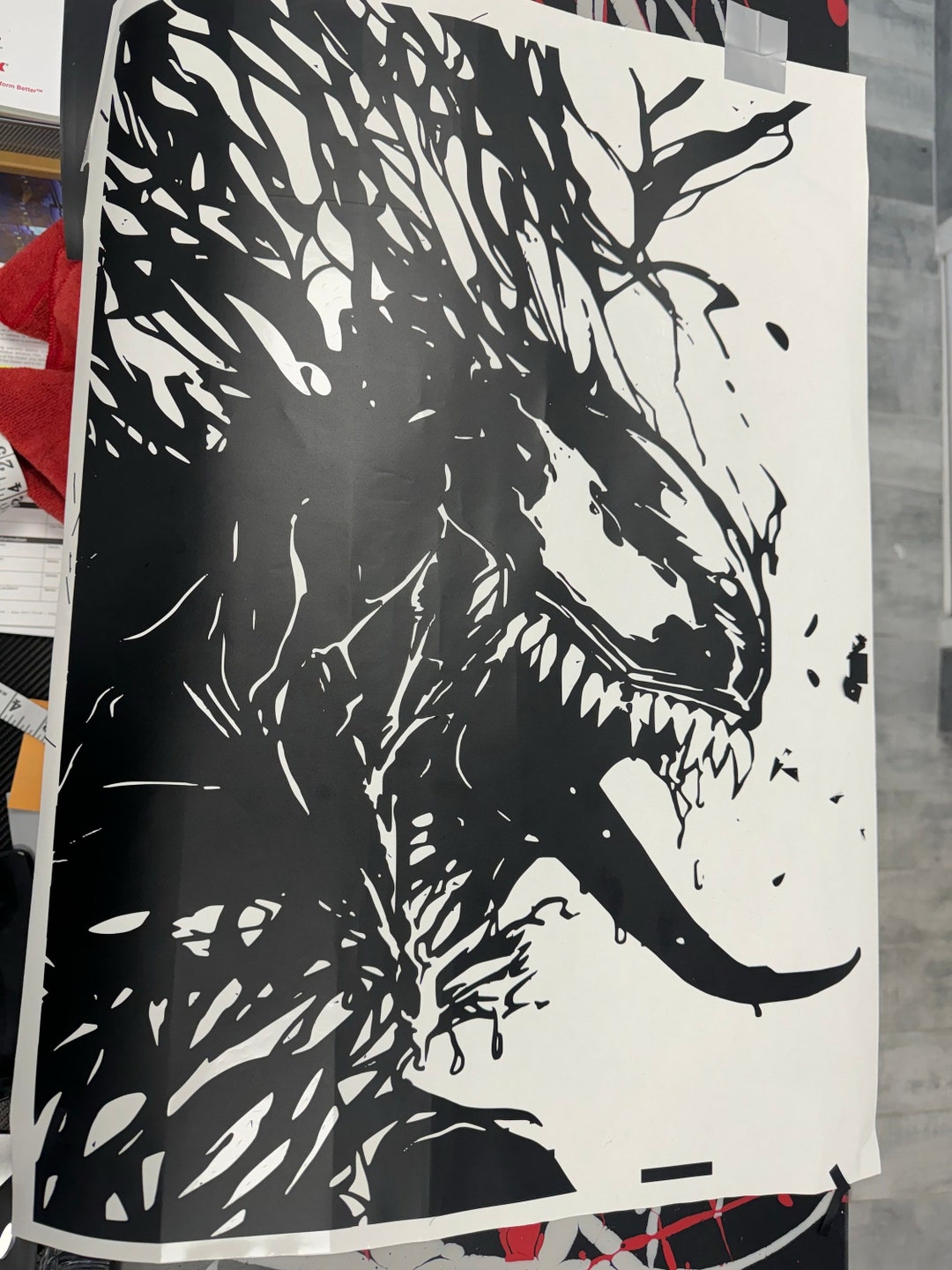 Venom Car Decal Custom Marvel Superhero Vinyl Sticker for Cars, Trucks ...